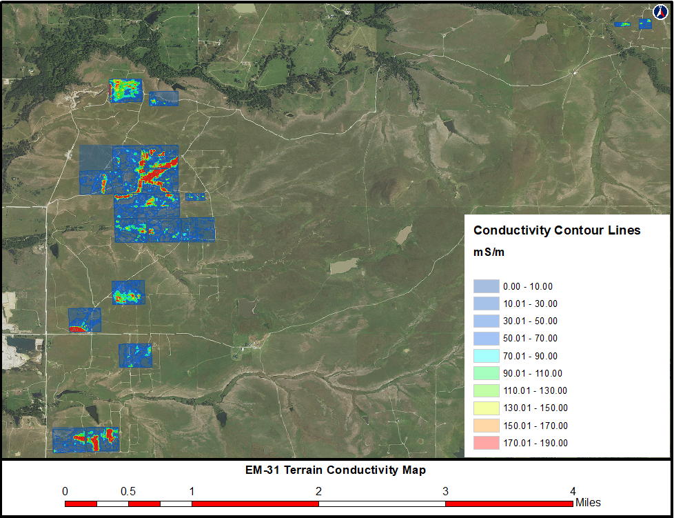 Widespread Salt Contamination Mapped on 15,000 Acre Ranch ...